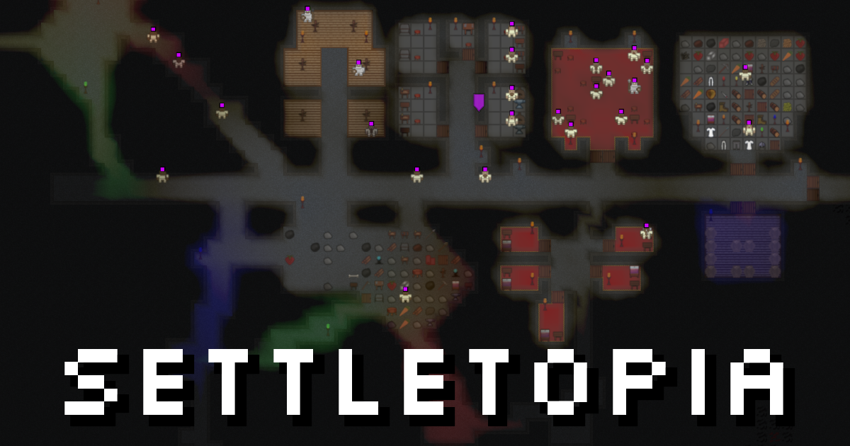 Settletopia • Multiplayer Open-World Colony Simulation